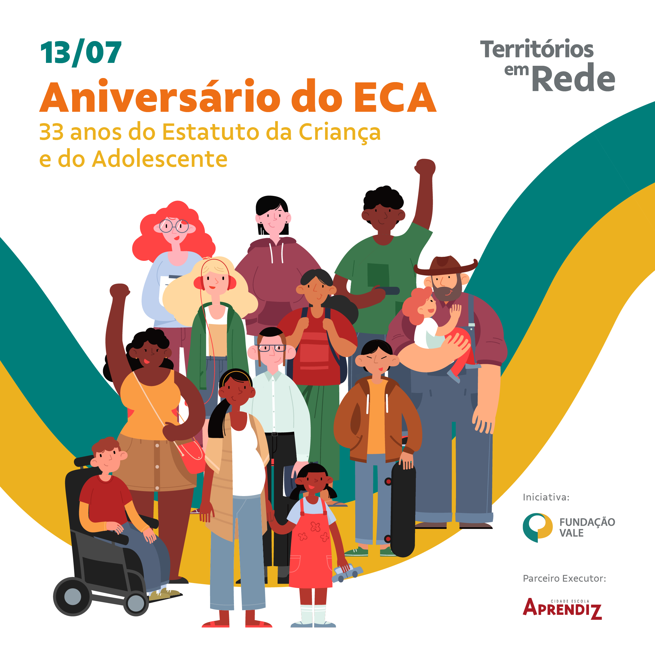 33 anos do Estatuto da Criança e do Adolescente - Territórios em Rede